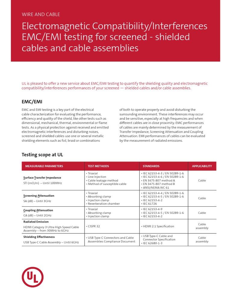 WC 060 EMC Sell Sheet Update A4 v4 DIGITAL | PDF | Electromagnetic ...