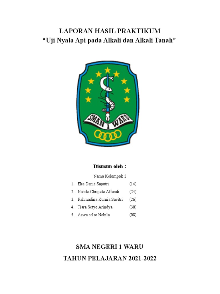 Uji Nyala Api: Warna Unsur Alkali | PDF | Ilmu Sosial | Sains & Matematika