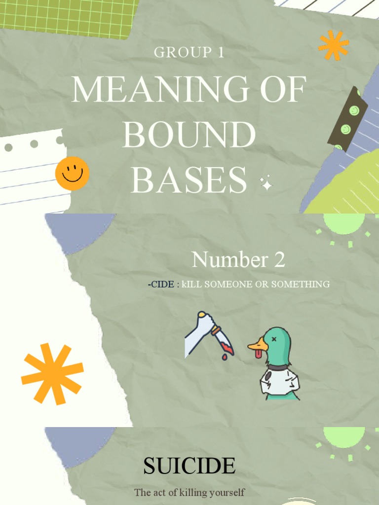 Bản sao của Group 1 Meaning of bound bases | PDF