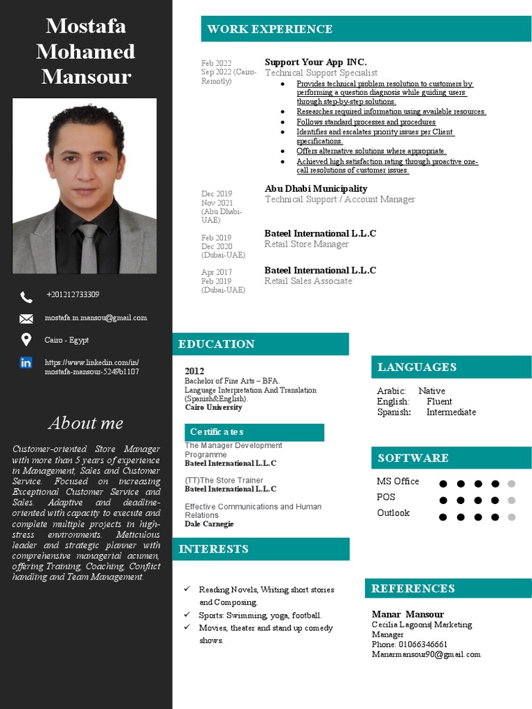 77 Curriculum Vitae Outline | PDF | Sales | Computing