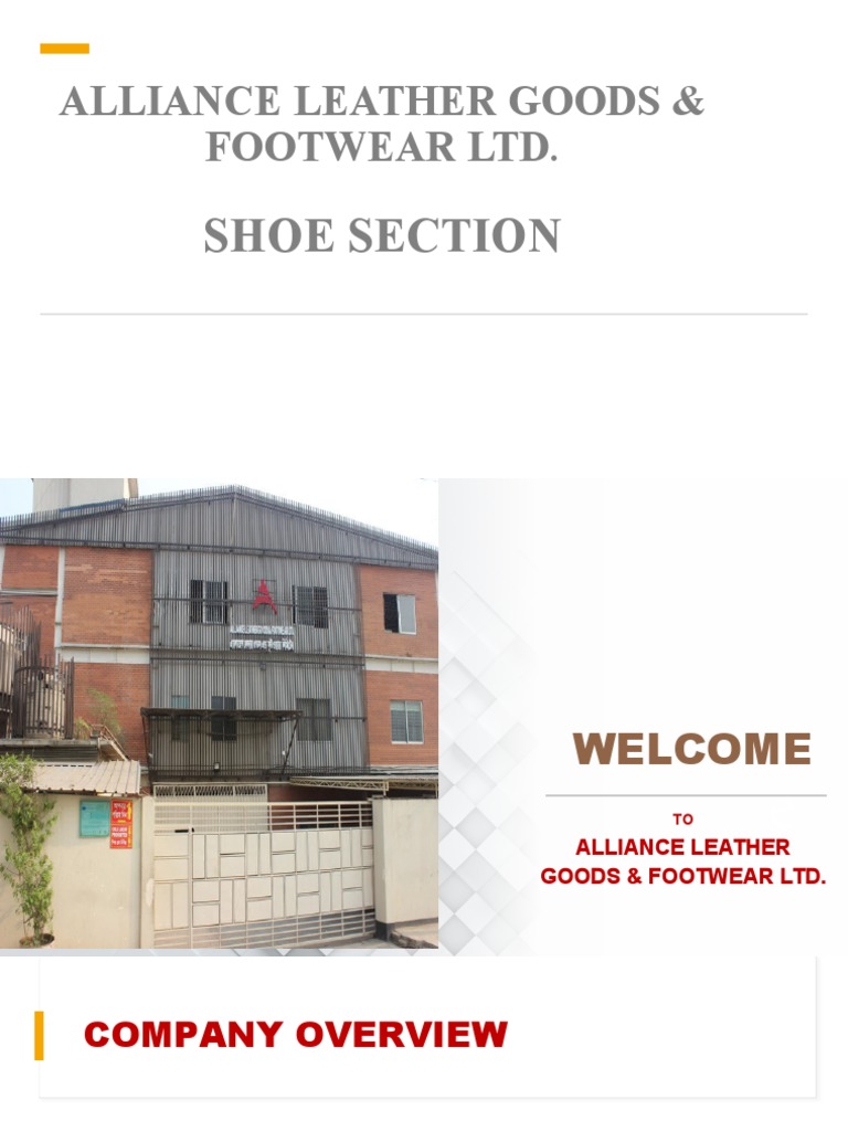 Shoe Section Factory Profile | PDF | Footwear | Leather