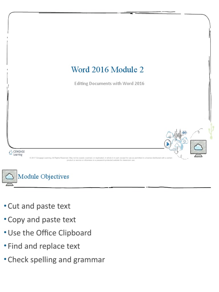 Word 2016 Module 2 PPT Presentation | PDF | Human–Computer Interaction ...