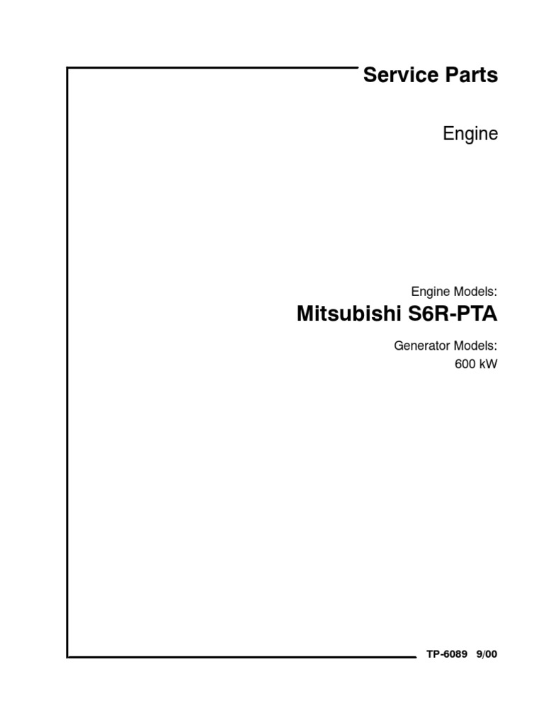 Mitsu Sr6 Pta | PDF | Piston | Electrical Connector