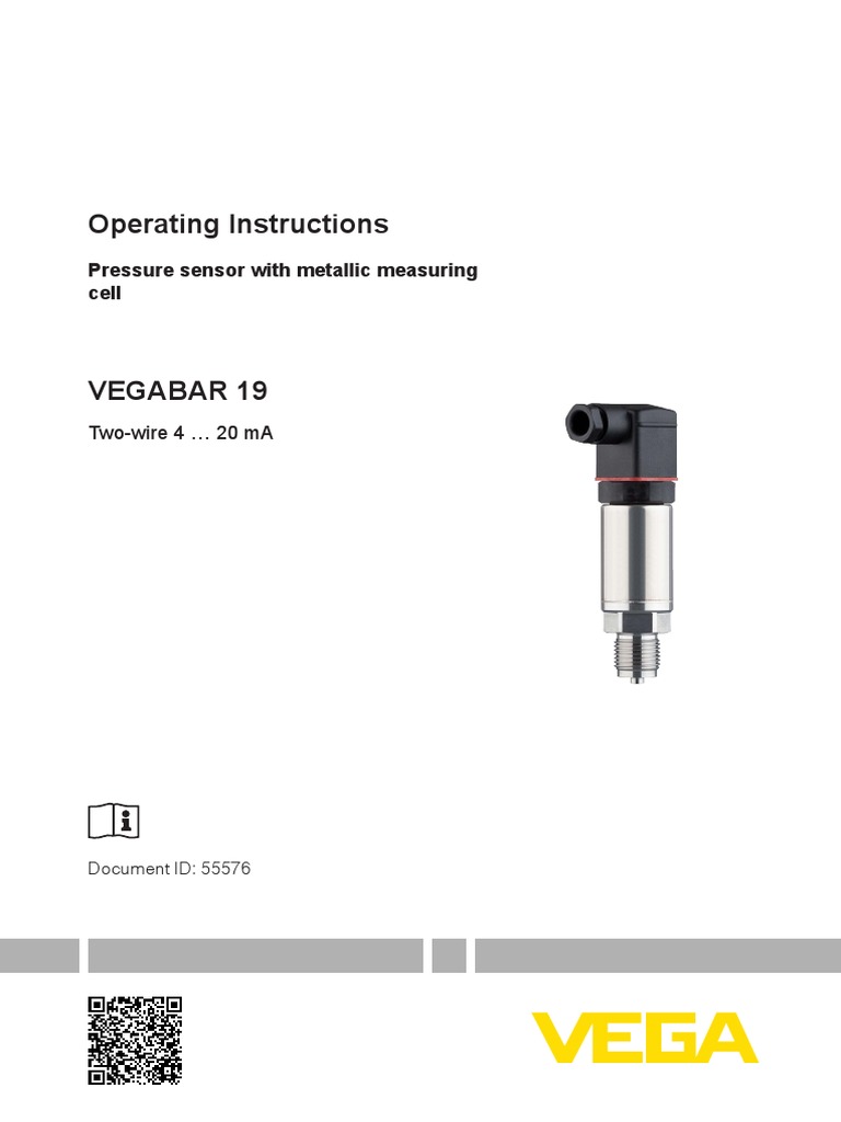 EN Operating Instructions VEGABAR 19 Two Wire 4 20 Ma | PDF ...