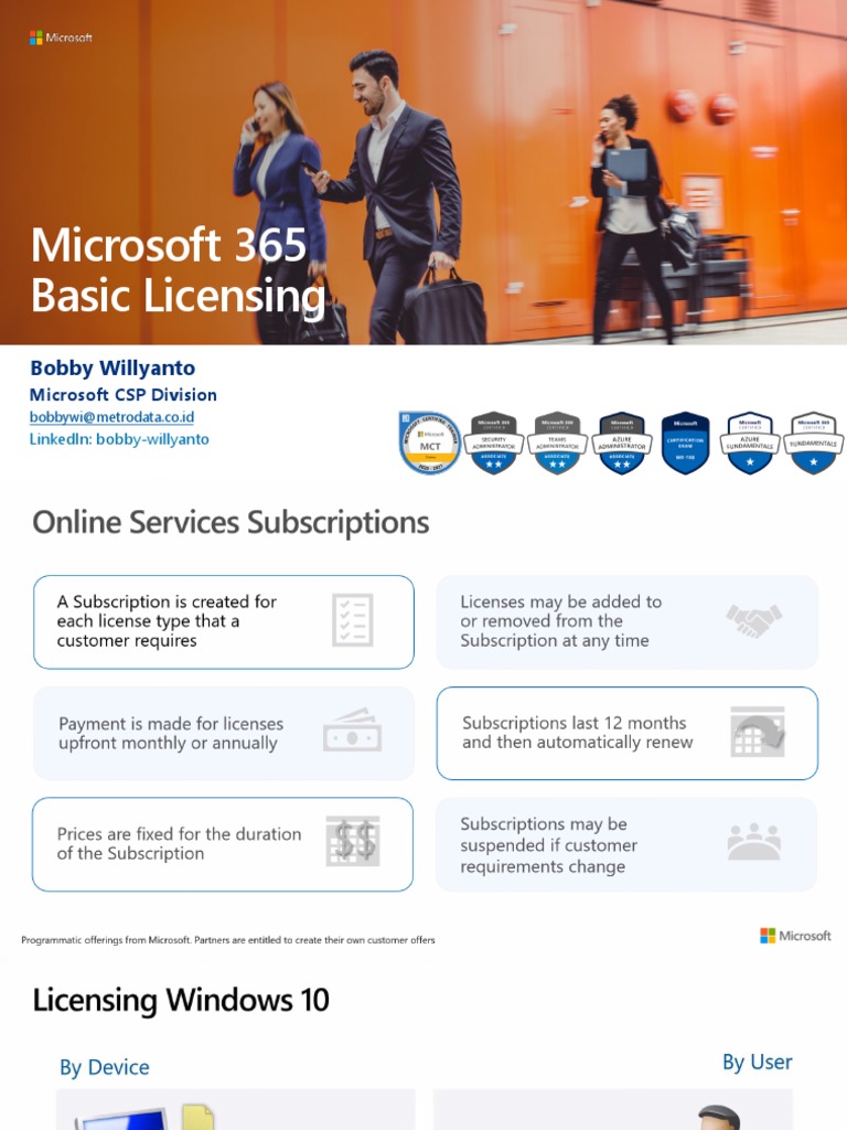 Microsoft 365 Licensing | PDF | Microsoft Office | Microsoft