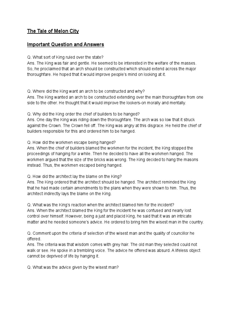 The Tale of Melon City-1 | PDF