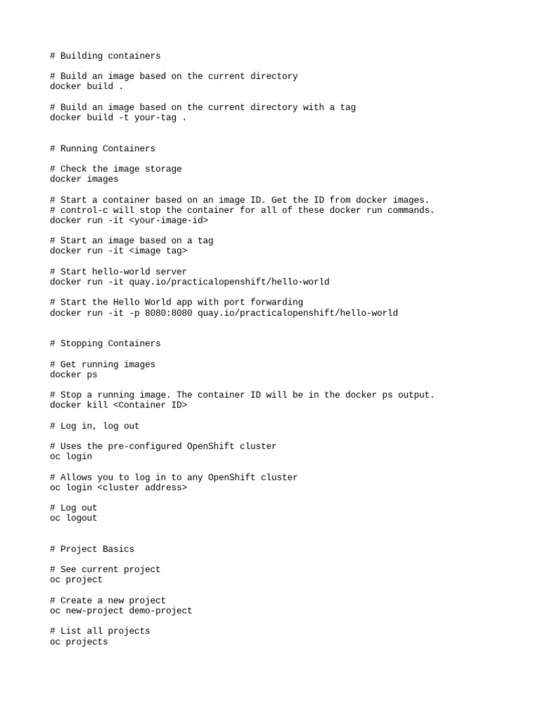 CombinedCheatSheet | PDF | Parameter (Computer Programming) | Metadata