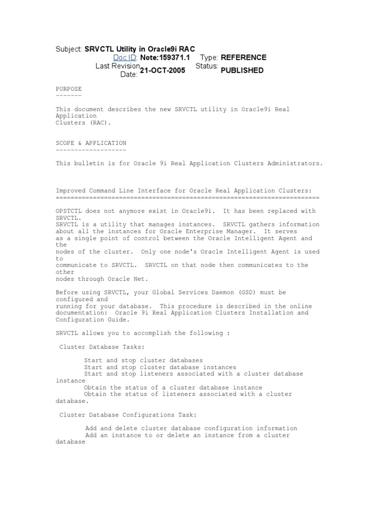 Oracle Background Processes | PDF | Oracle Database | Databases
