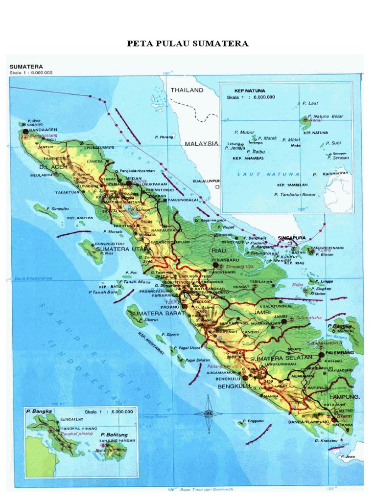 Peta Pulau Sumatera | PDF
