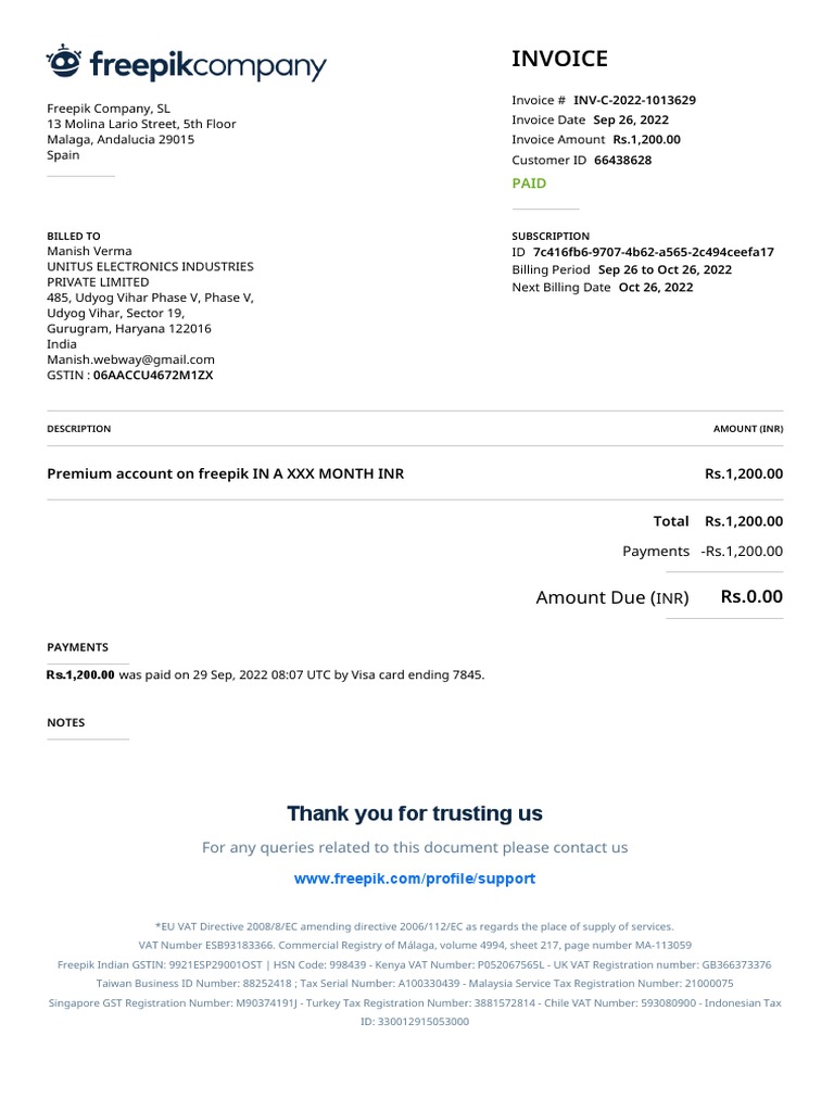 Freepikcompany-Eu Invoice BTcLPnTItSCSZ9tx | PDF | Invoice | Economies