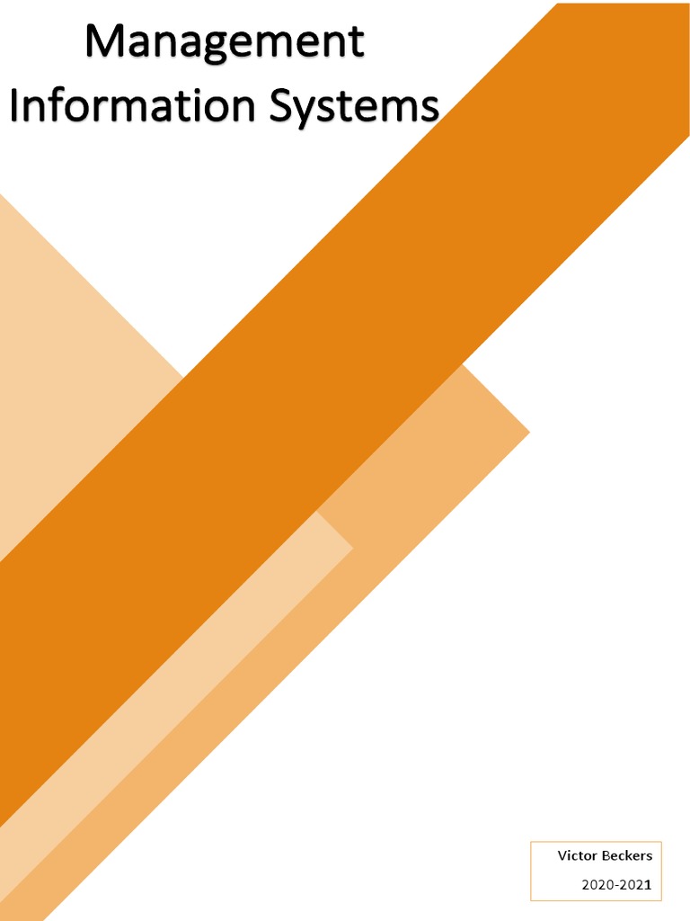 Management Information Systems Synthese | PDF | Enterprise Resource Planning | Cloud Computing