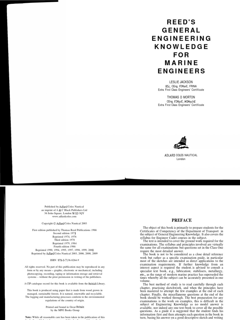 Reed'S General Engineering Knowledge FOR Marine Engineers: Leslie Jackson | PDF | Annealing ...