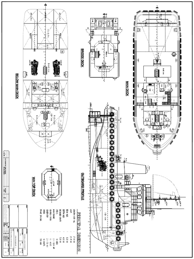 G01 General Arrangement (27M TUG) | PDF