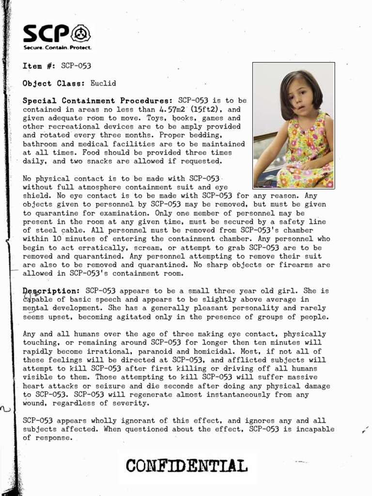 SCP 053 | PDF
