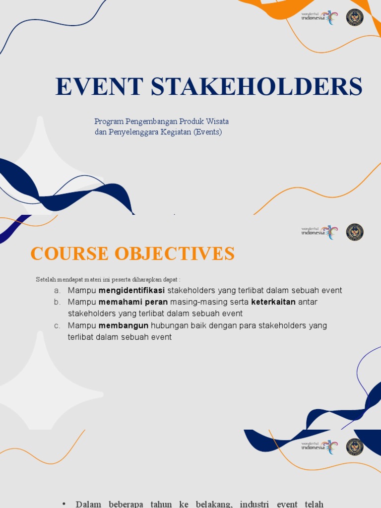 Mengelola Stakeholders dalam Event | PDF | Bisnis | Seni