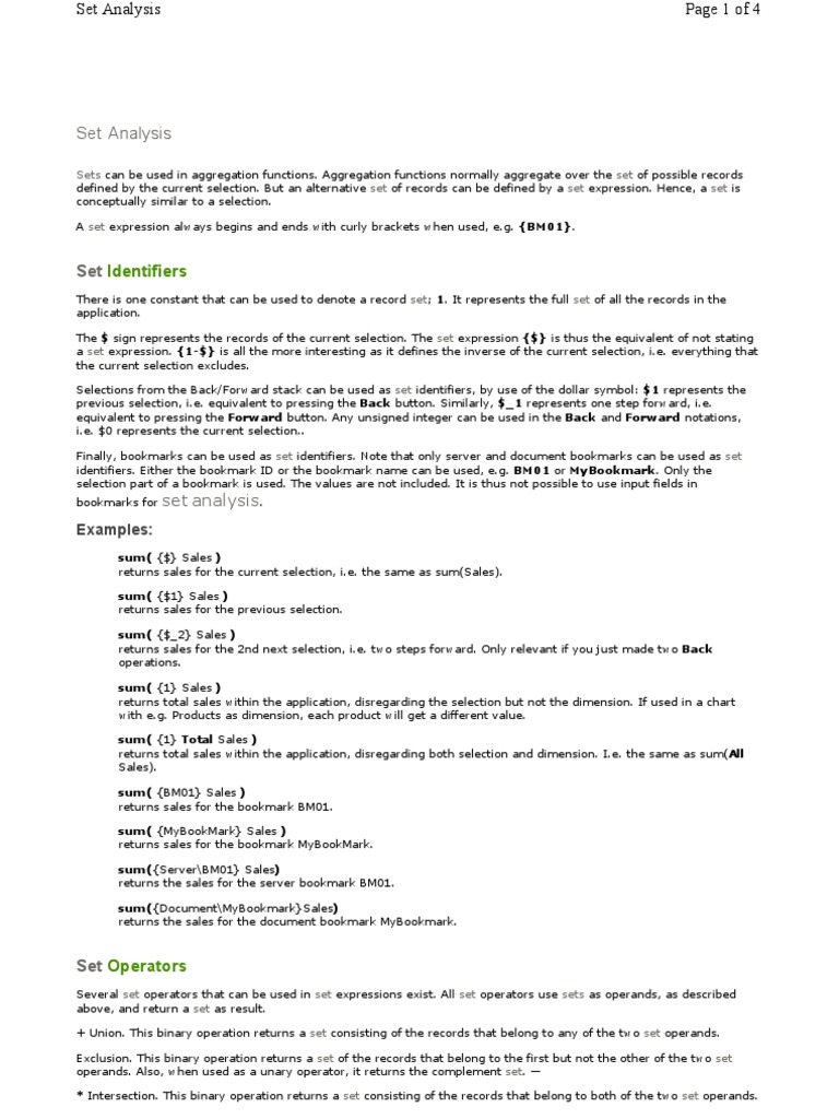 Set Analysis | PDF | Function (Mathematics) | Set (Mathematics)
