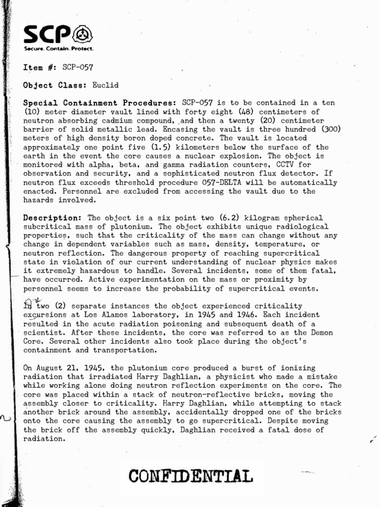 The Demon Core: A Subcritical Plutonium Mass with Deadly Radiological ...