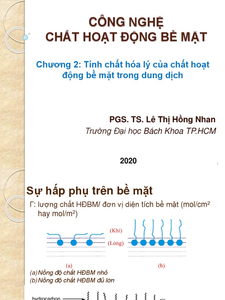 Physiochemical Properties of Surfactants | PDF