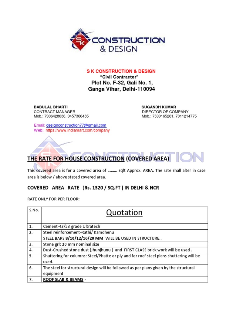 Residential Construction Service | PDF | Door | Sink