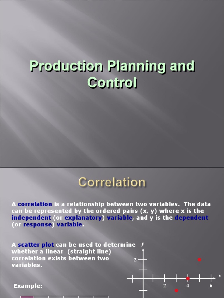 Production Planning and Control | PDF | Errors And Residuals ...