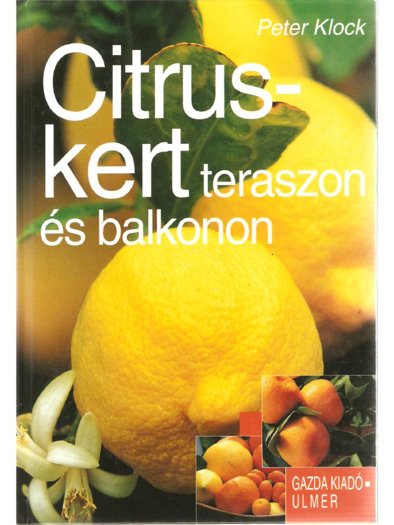Peter Klock - Citruskert Teraszon És Balkonon | PDF