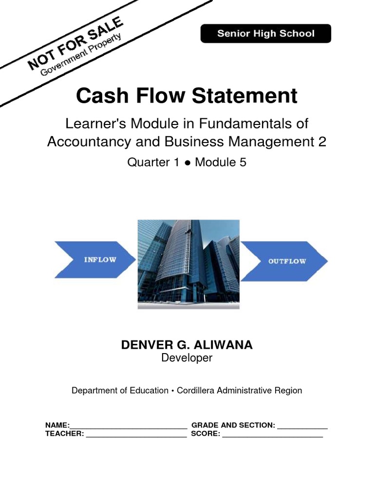 Fabm2 Q1mod5 Cash Flow Statement Denver Aliwana Bgo v2 | PDF | Debits ...