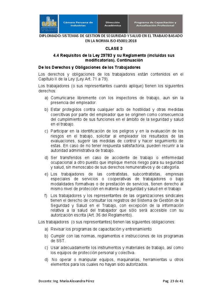 SG-SST. Módulo 1. Clase 3 | PDF