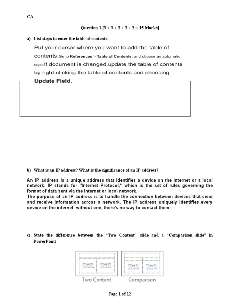 IICT Fall 2021 Part B | PDF | Internet Protocols | Computer Network