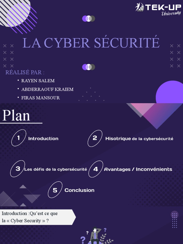 La Cyber Sécurité | PDF | Sécurité des systèmes d'information | Sécurité