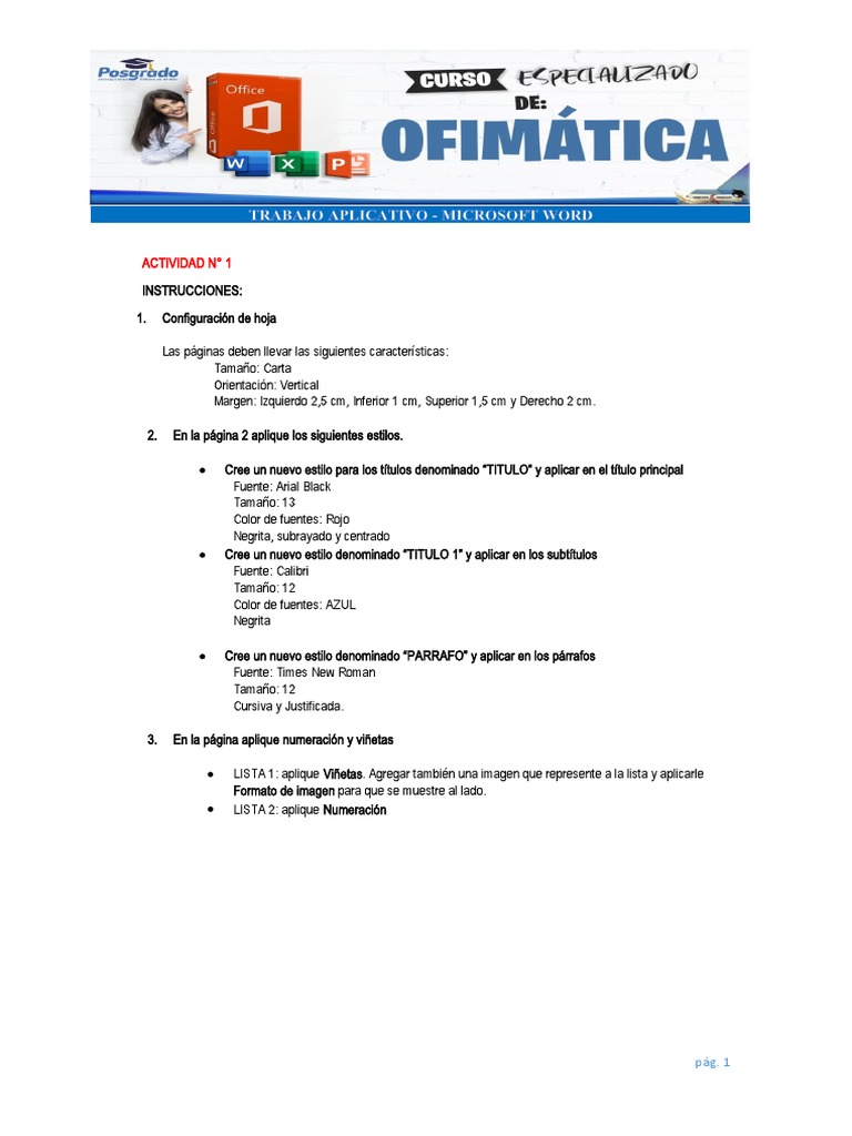 Trabajo Aplicativo Word | PDF | Microsoft | Software Trabajo Aplicativo Word | PDF | Microsoft | Software