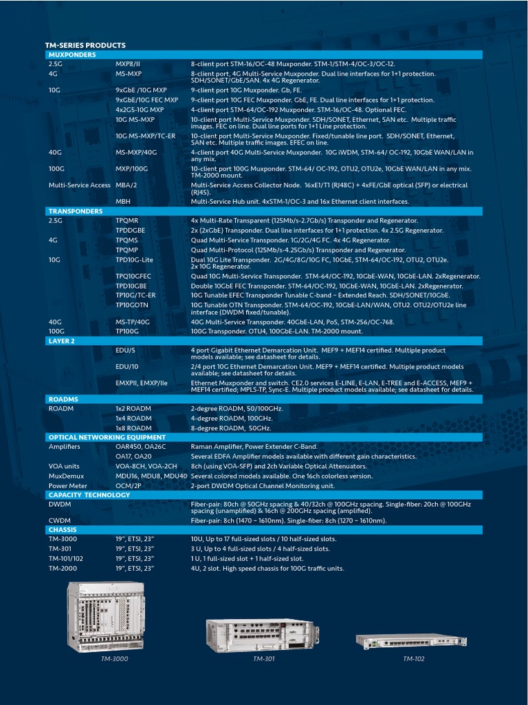 TM-Series Brochure | PDF