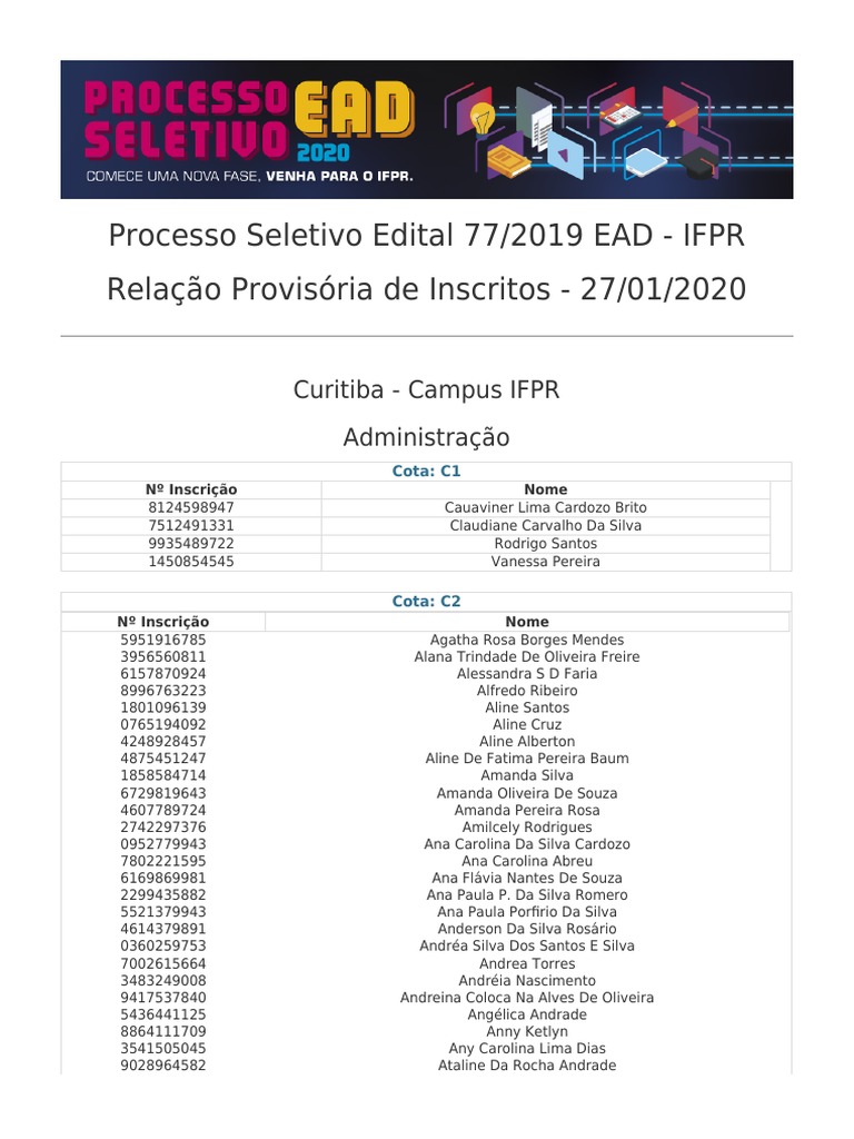 Curitiba Campus Ifpr Pdf