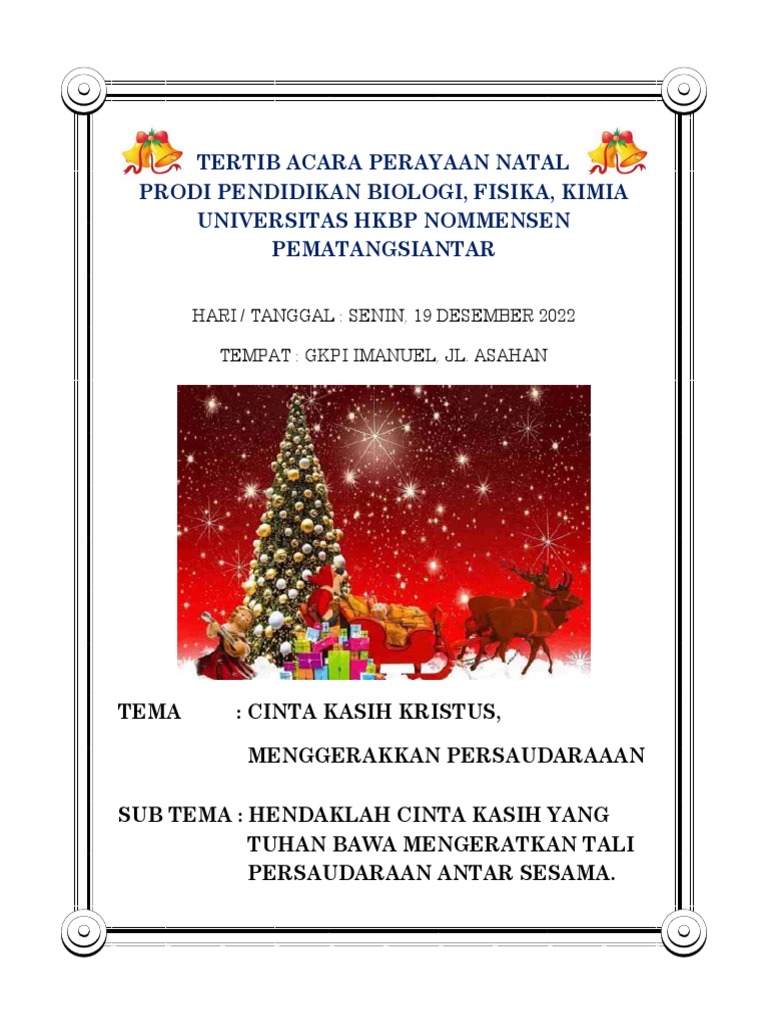 TATA TERTIB NATAL Fiks | PDF