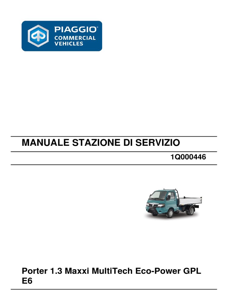 Manual de Taller Porter 1.3 Maxxi Multitech GLP E6 (2016) | PDF | Tracción en las cuatro ruedas ...
