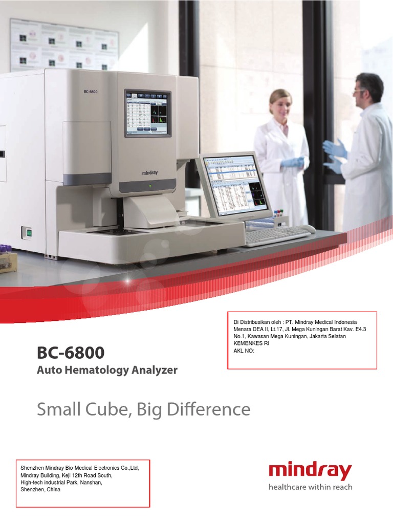 BC-6800 Brochure | PDF | Anemia | White Blood Cell