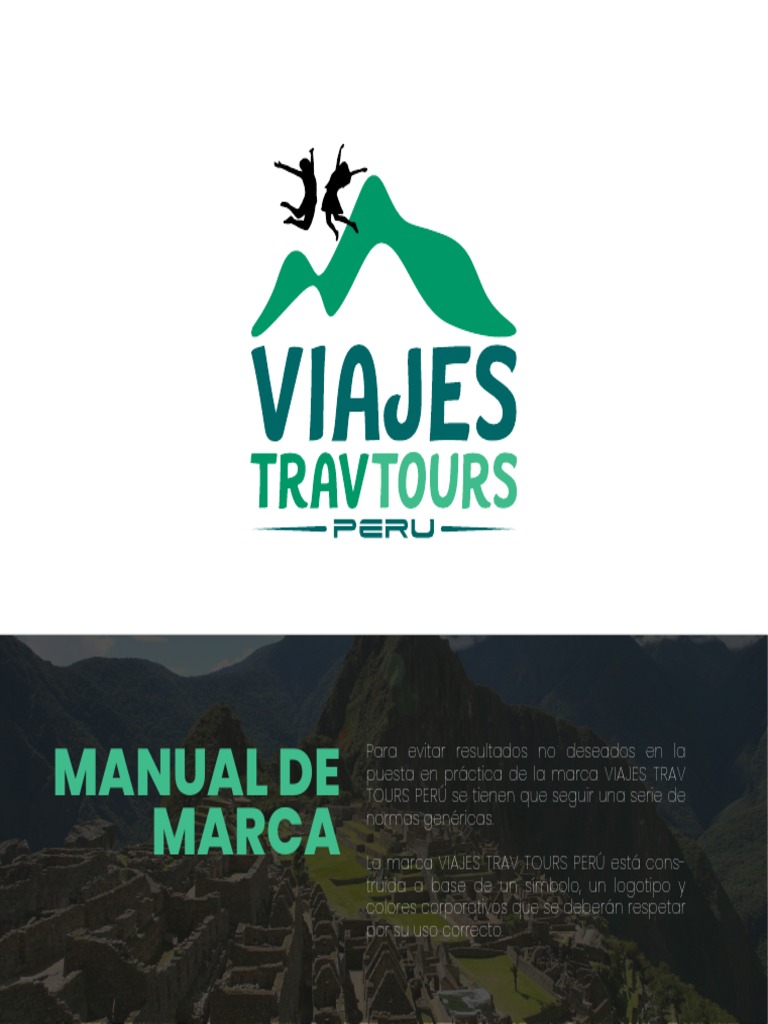 Manual de Marca Viajes Trav Tours Perú | PDF | Turismo | Economias