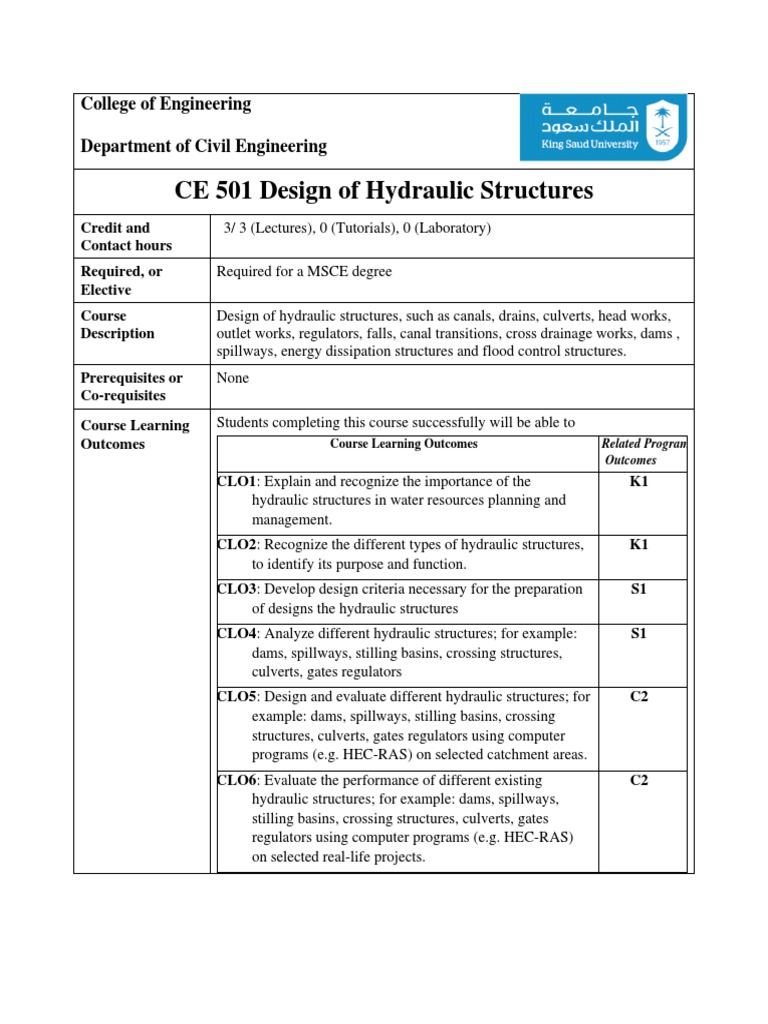 Ce 501 | PDF | Spillway | Drainage Basin