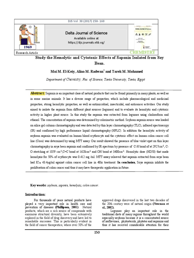 Saponin Extraction Soyabean | PDF | High Performance Liquid ...
