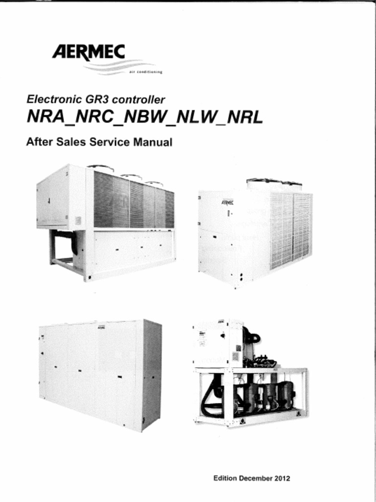 Aermec NRL Nra NRC NBW NLW Service Manual | PDF