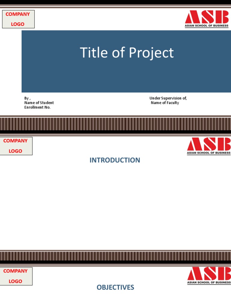 Presentation Template SIP 2020 Batch | PDF