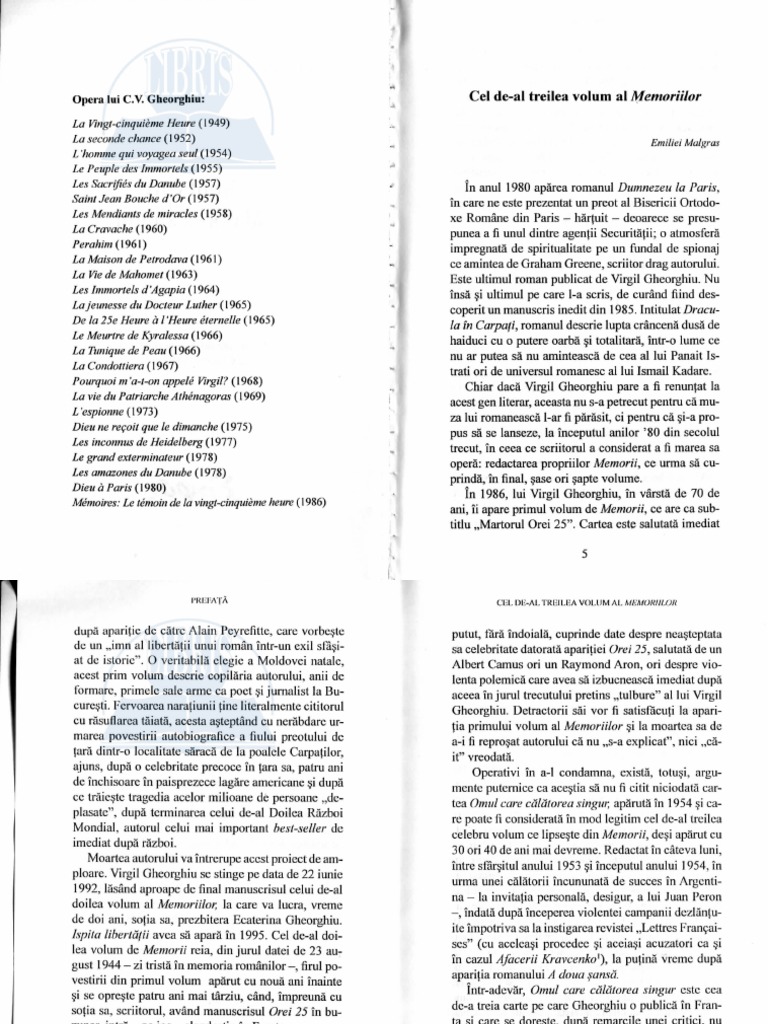 Omul Care Calatorea Singur Constantin Virgil Gheorghiu222 | PDF