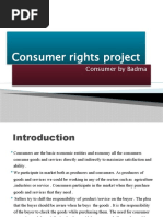 Consumer Rights Project Class 10 | PDF | Consumer Protection | Justice
