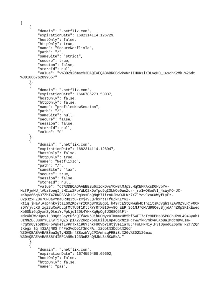 Netflix | PDF | Http Cookie | Sql