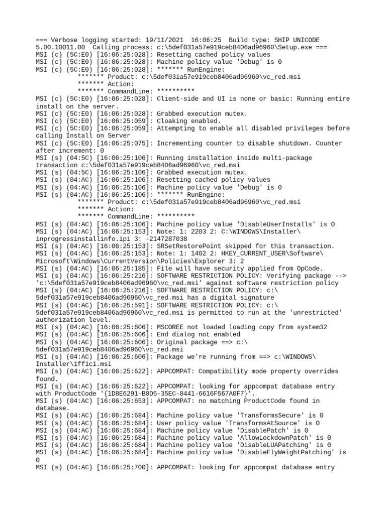 Microsoft Visual C++ 2010 x64 Redistributable Setup - 20211119 ...
