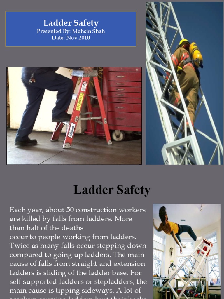 Ladder Safety | PDF | Ladder
