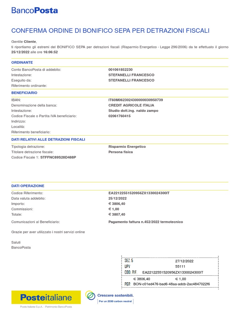 Ricevuta | PDF