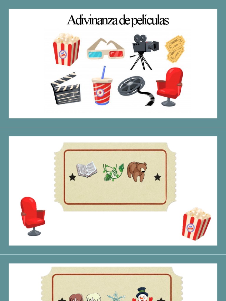 ADIVINANZAS DE PELICULAS (2) | PDF