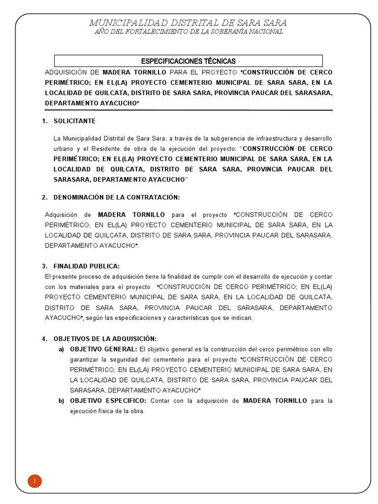 3 Eett Madera Adicional Sara | PDF