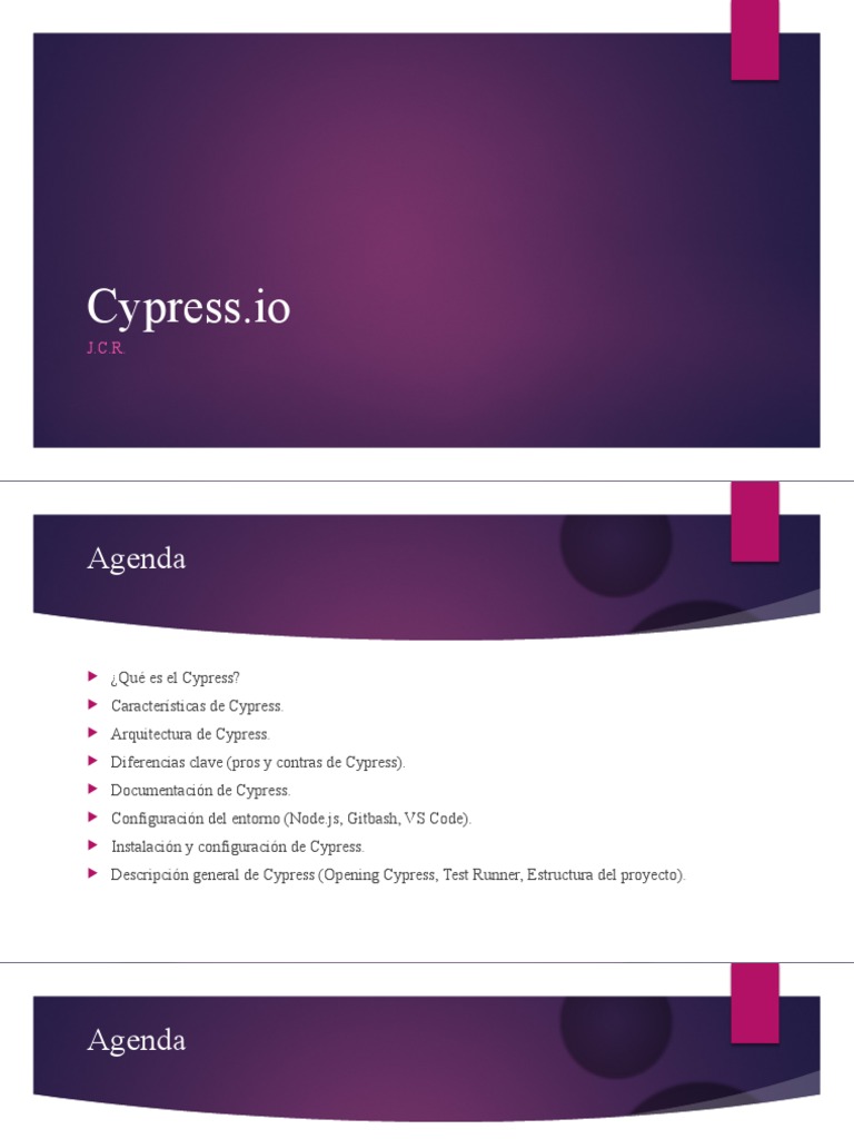 Cypress | PDF | Selenio (software) | Archivo de computadora Cypress | PDF | Selenio (software) | Archivo de computadora