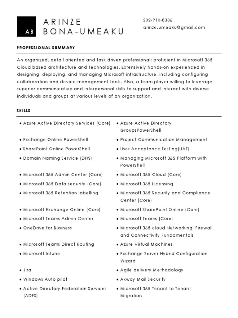 Microsoft 365 & Teams Expertise Overview | PDF | Microsoft Exchange ...